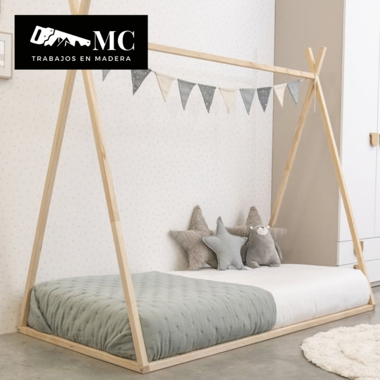 Cama Tipi India Método Montessori - MC Trabajos en madera